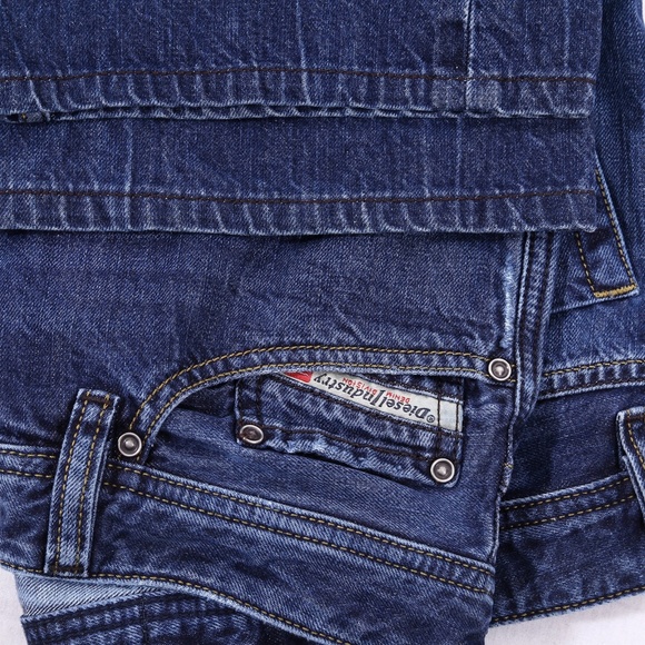 Diesel | Jeans | Diesel Viker Distressed Dark Wash Straight Jeans ...